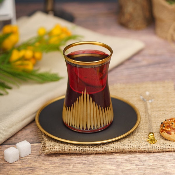 Black Tea Set - Etsy