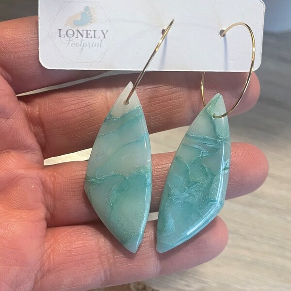 Marble Earrings - Etsy