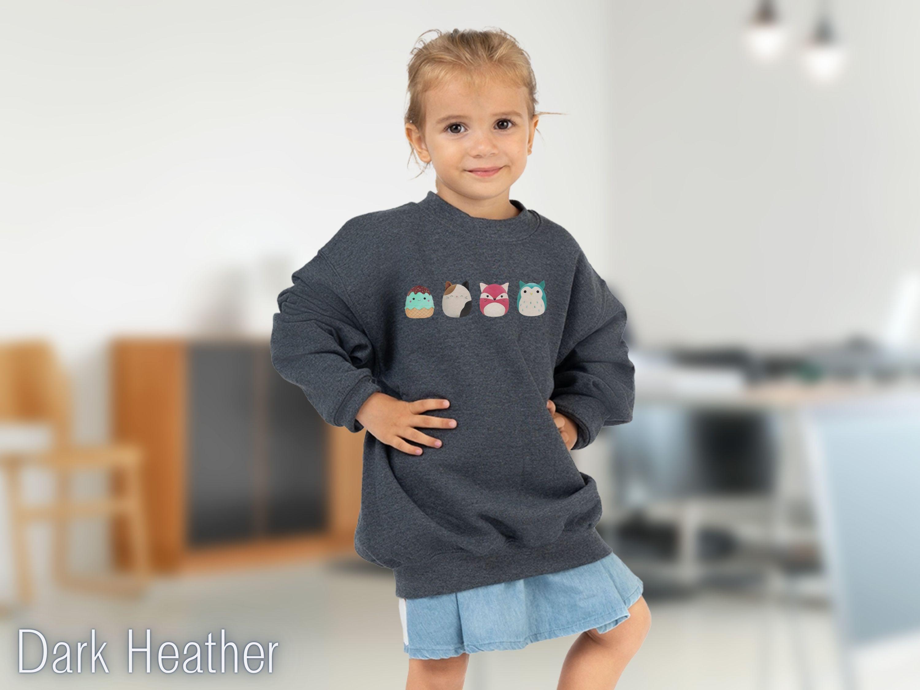 Squishmallow Sweatshirt for Kids | Youth Crewneck for Squishmallow Fans ...