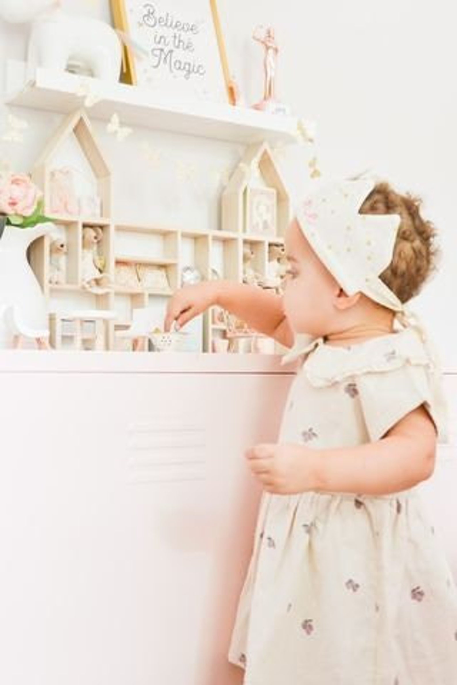 Maileg Mouse Display Shelf Small Wooden Castle Shaped Shelf for Maileg ...