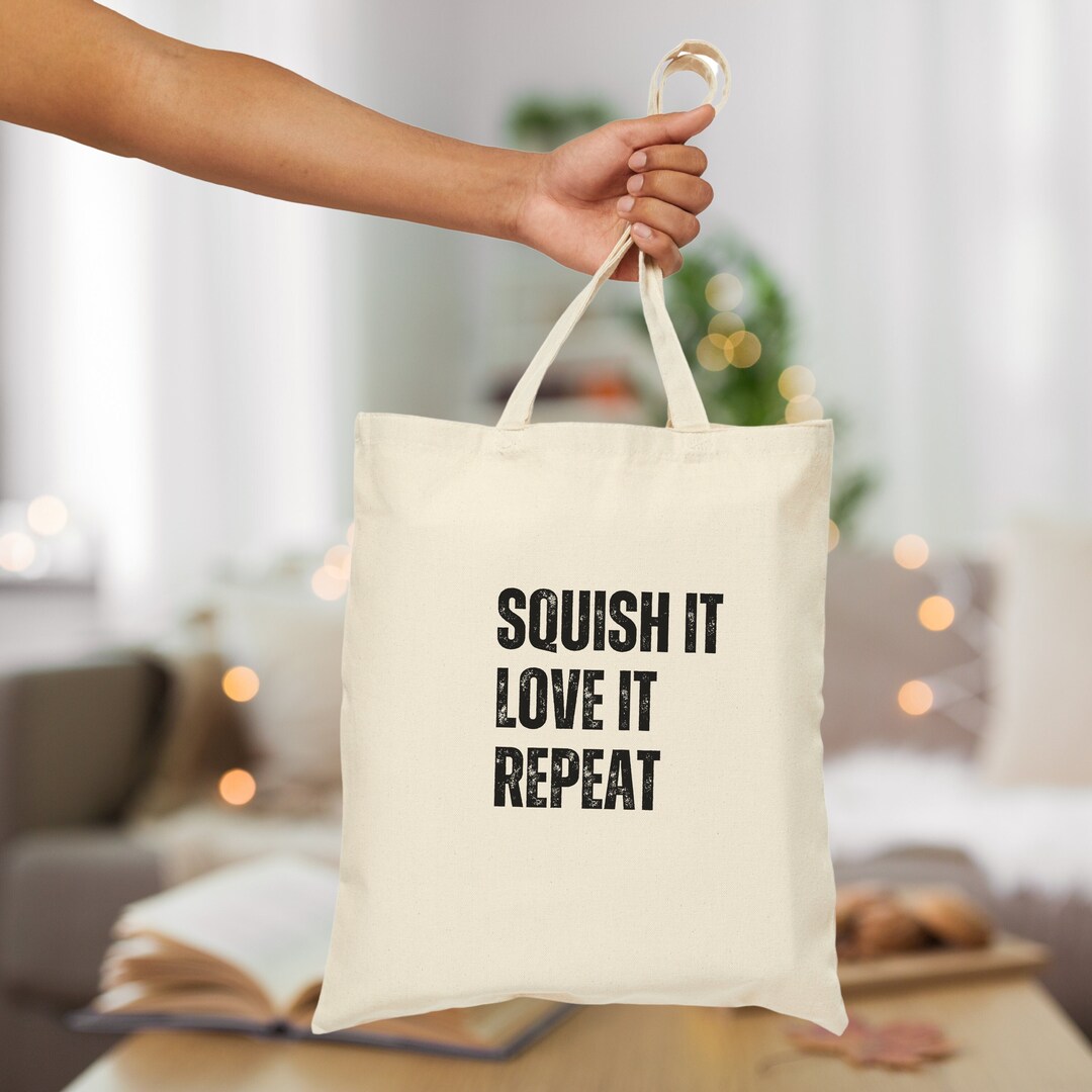 Squishmallow Tote Bag • Squish It Love It Repeat Canvas Bag ...
