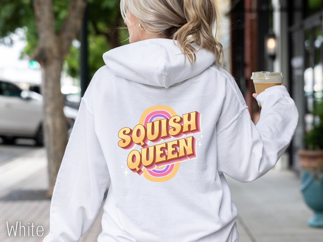 Squishmallow Hoodie • Squish Queen Hooded Sweatshirt • Cute Pullover ...