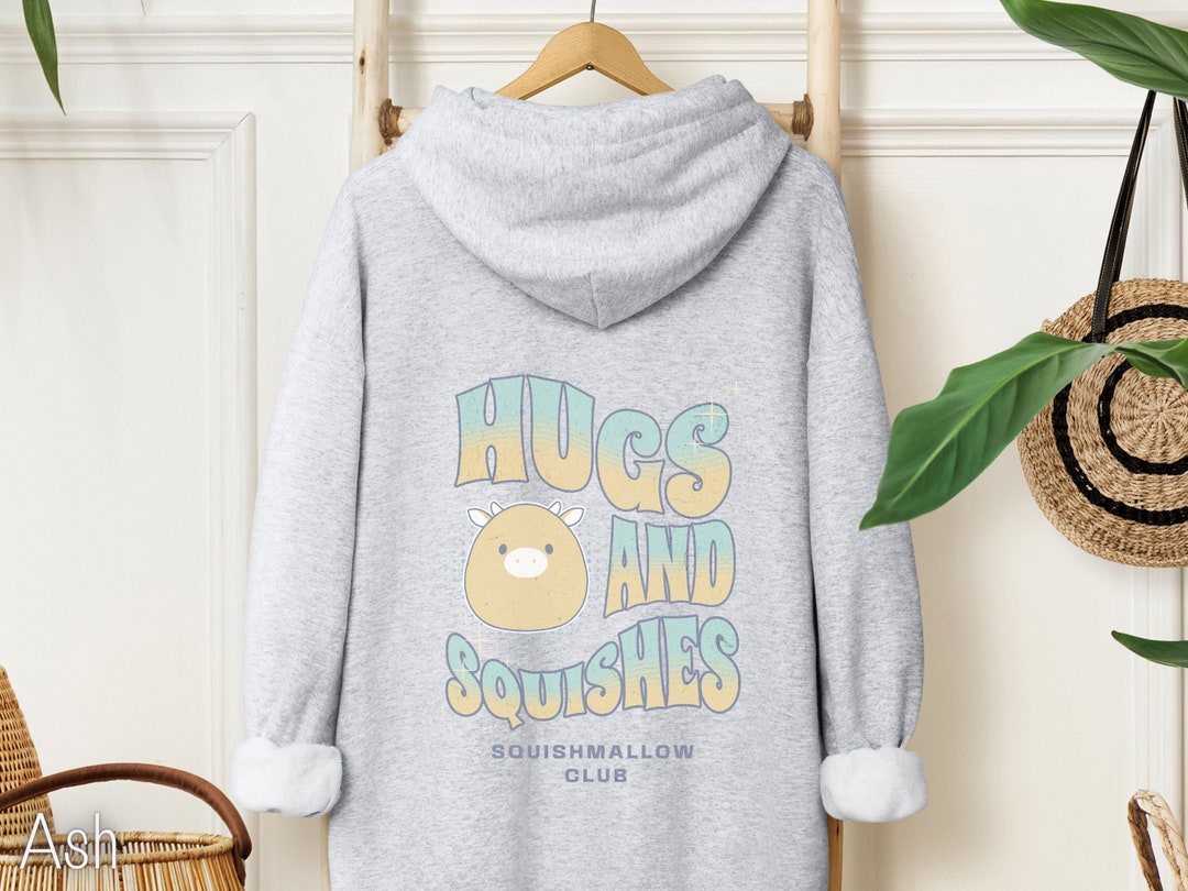 Squishmallow Hoodie • Hugs and Squishes Hooded Sweatshirt • Cute ...