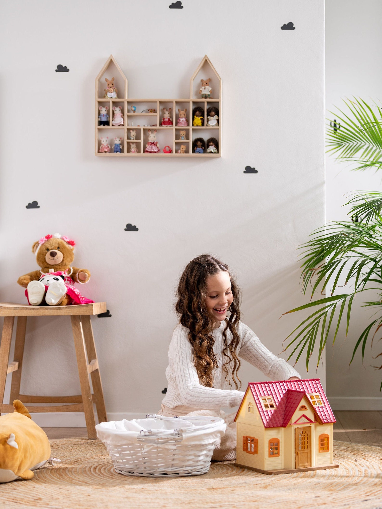 Castle Shaped Wood Display Shelf Display Cabinet for Knick - Etsy