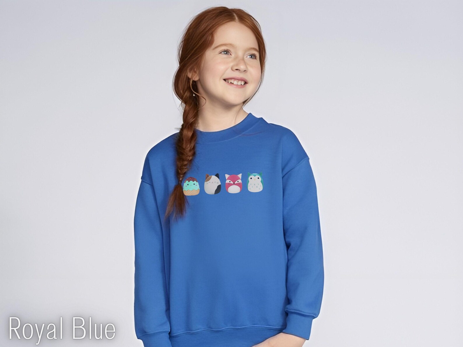 Squishmallow Sweatshirt for Kids | Youth Crewneck for Squishmallow Fans ...