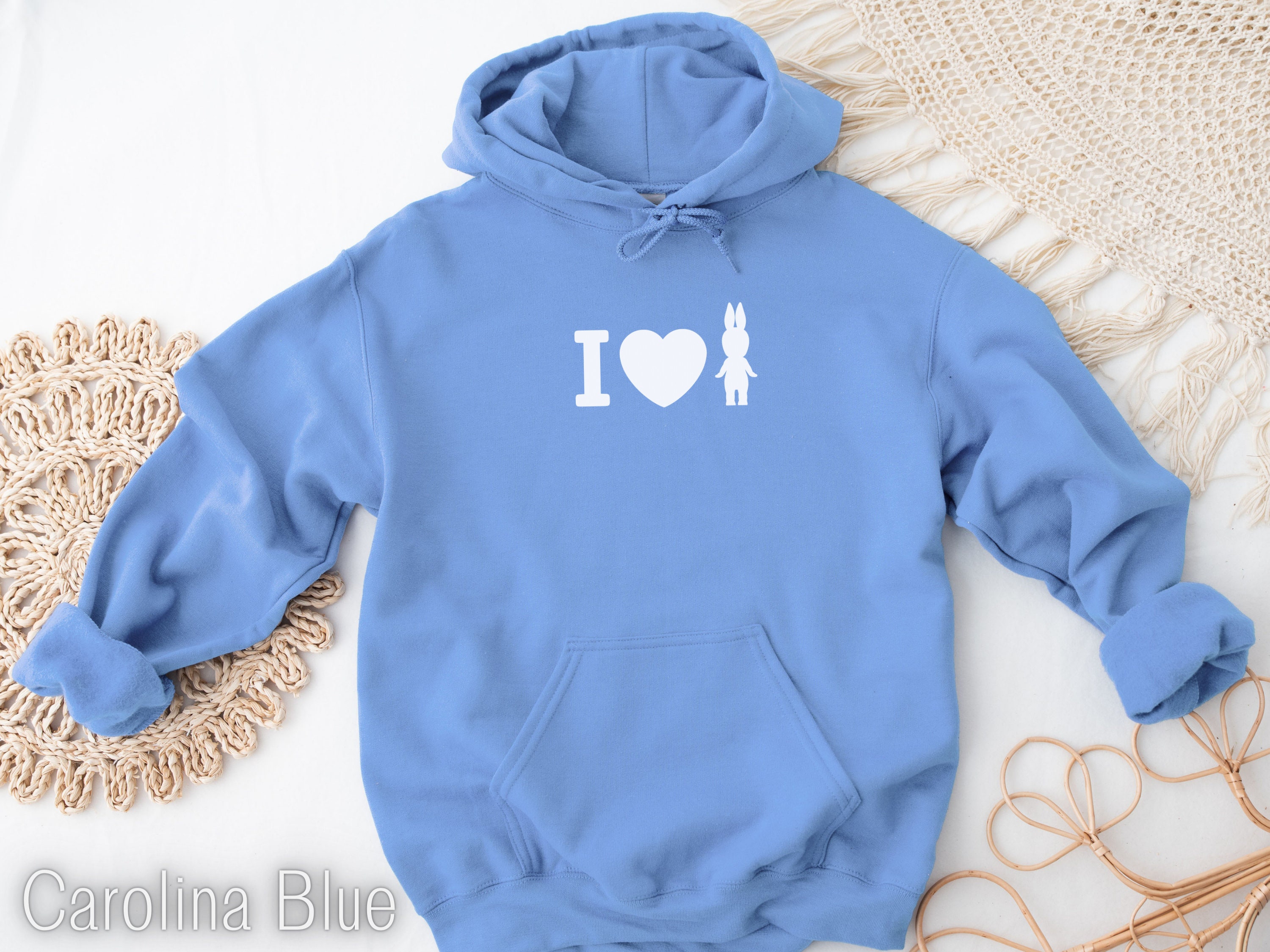 Sonny Angel Hoodie I Love Sonny Angels Hooded Sweatshirt Cute Pullover ...