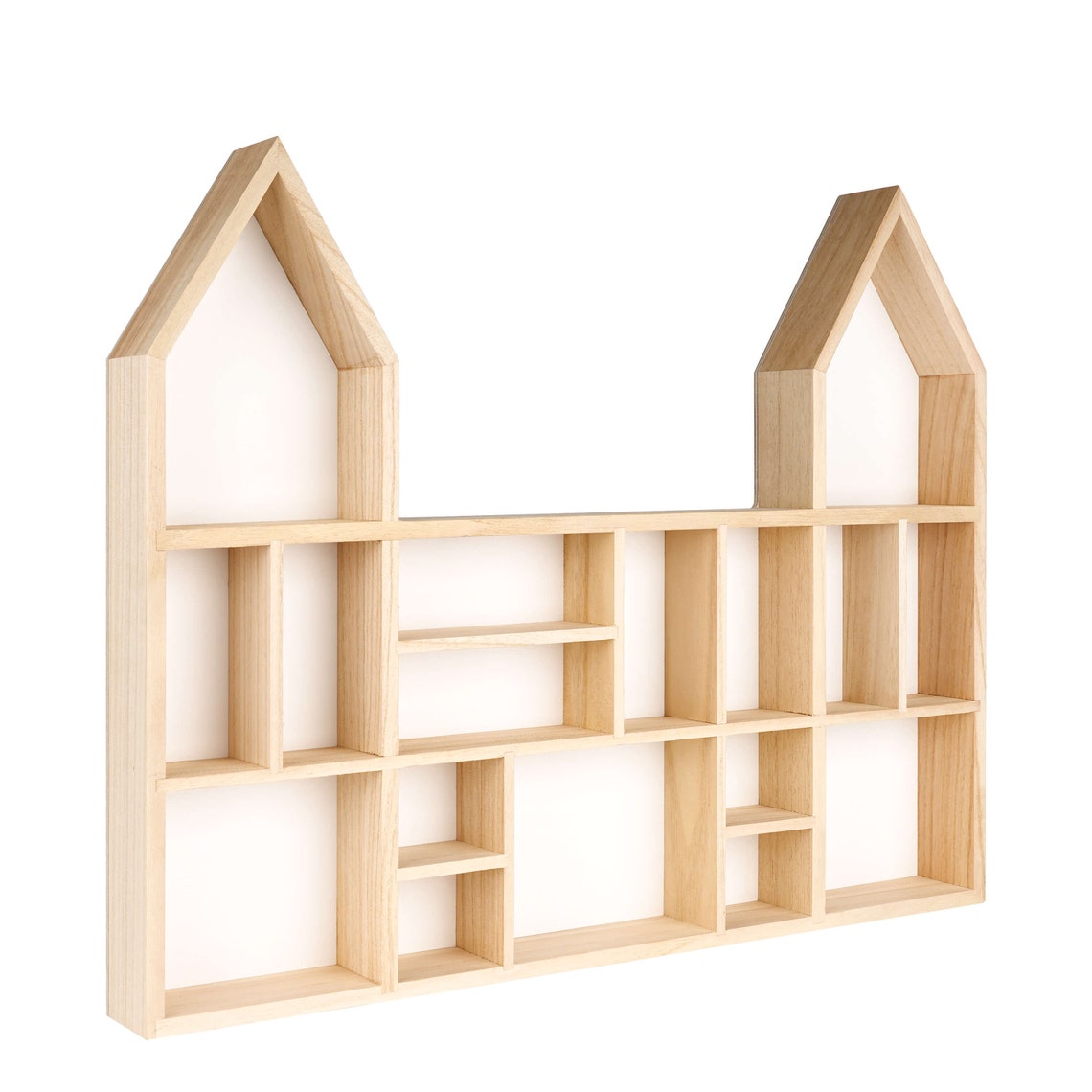 Maileg Mouse Display Shelf Small Wooden Castle Shaped Shelf - Etsy