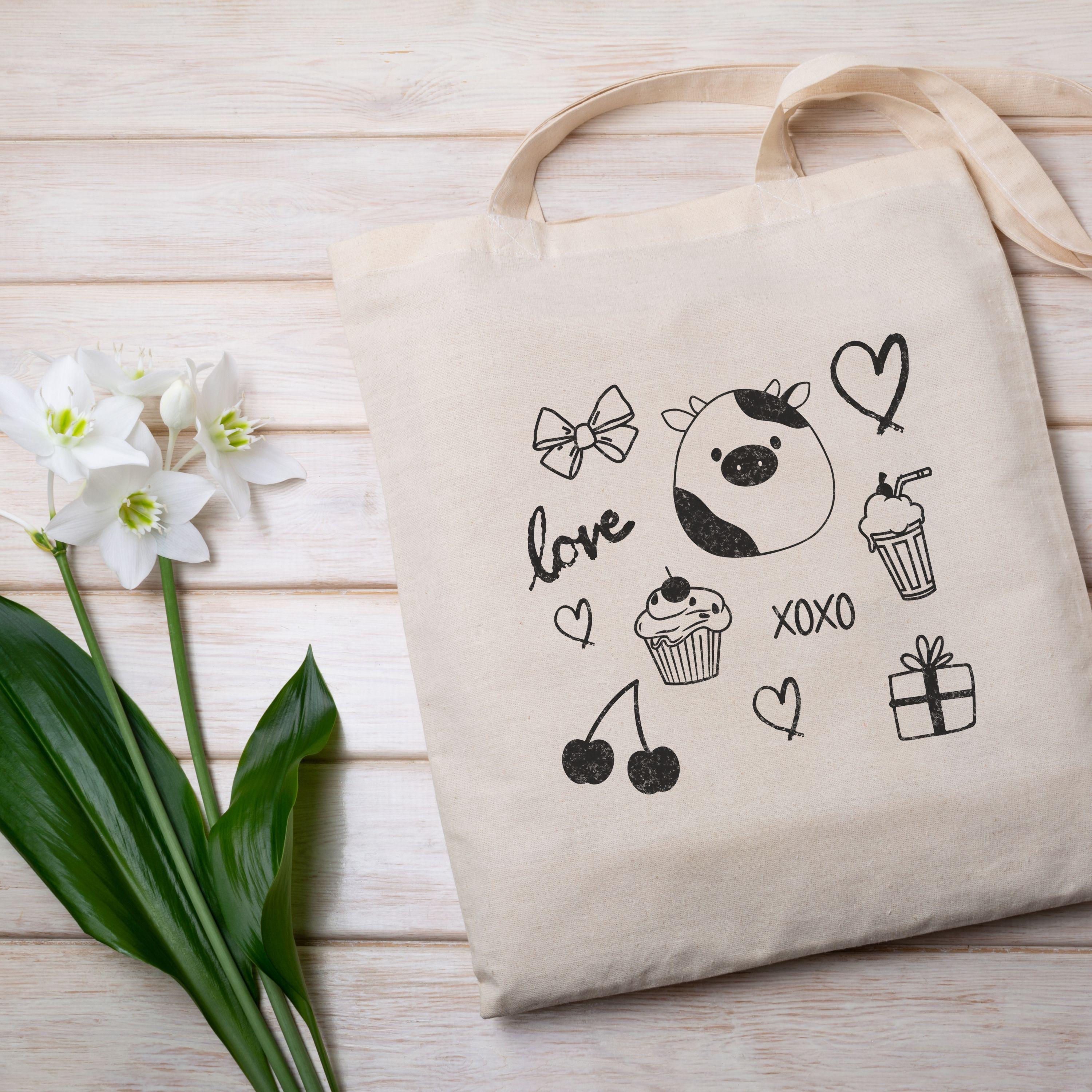 Squishmallow Tote Bag | Coquette Vibes Cotton Canvas Bag | Squishmallow ...