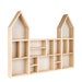 Castle Shaped Display Shelf Wooden Curio Shelf for Knick Knack Storage ...