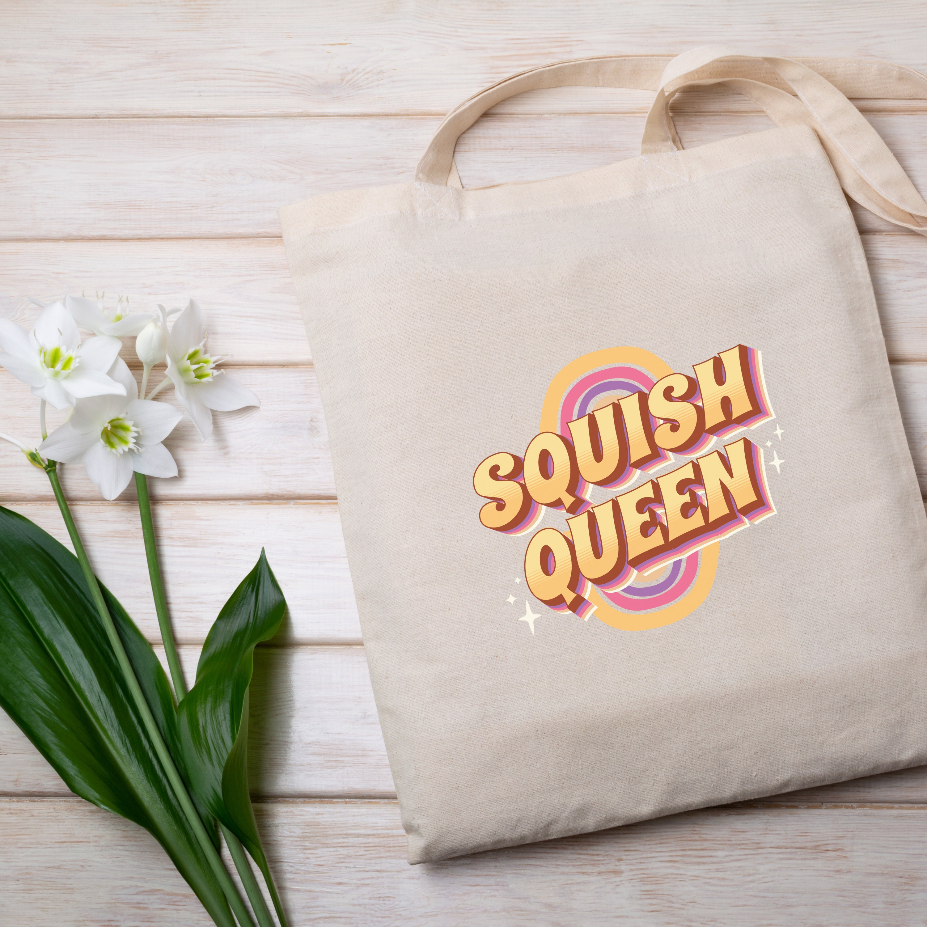 Squishmallow Tote Bag • Squish Queen Canvas Bag • Squishmallow Merch ...