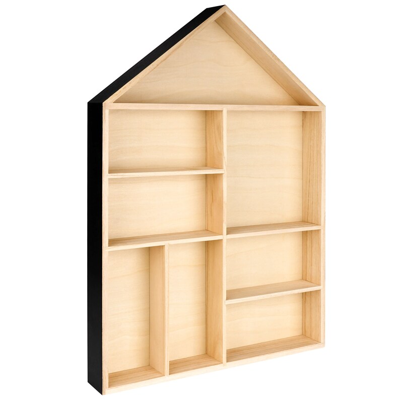 Halloween Display Shelf • Wooden Shelf for Halloween Decorations Indoor ...