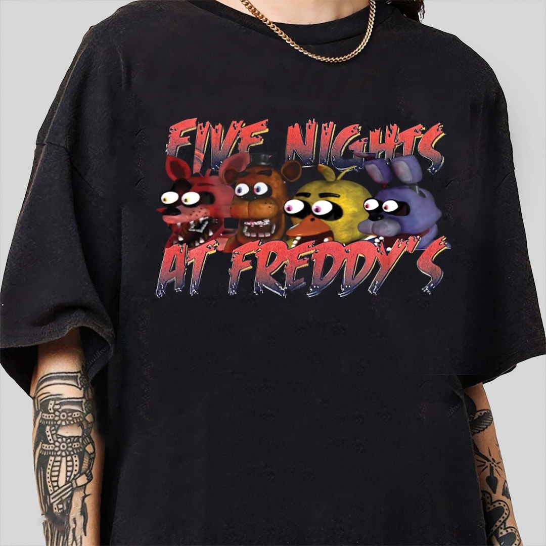 Limited Five Nights at Freddy's Vintage Shirt FNAF Shirt - Etsy