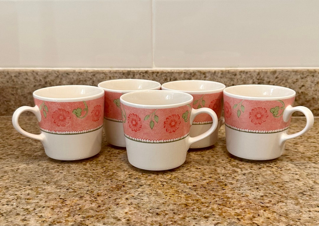 Corelle Coordinates Stoneware Heirloom Bloom Pink Flowers - Etsy