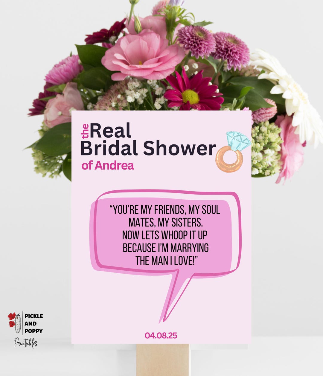 Bravo Inspired Bridal Shower Sign Editable | Printable Bridal Signage ...