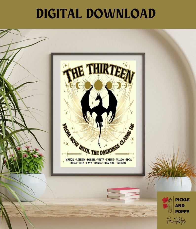 Throne of Glass Printable | the Thirteen From Now Until the Darkness ...