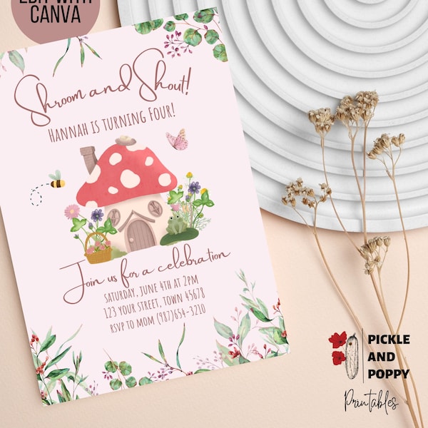 Cottage Core Invitations - Etsy