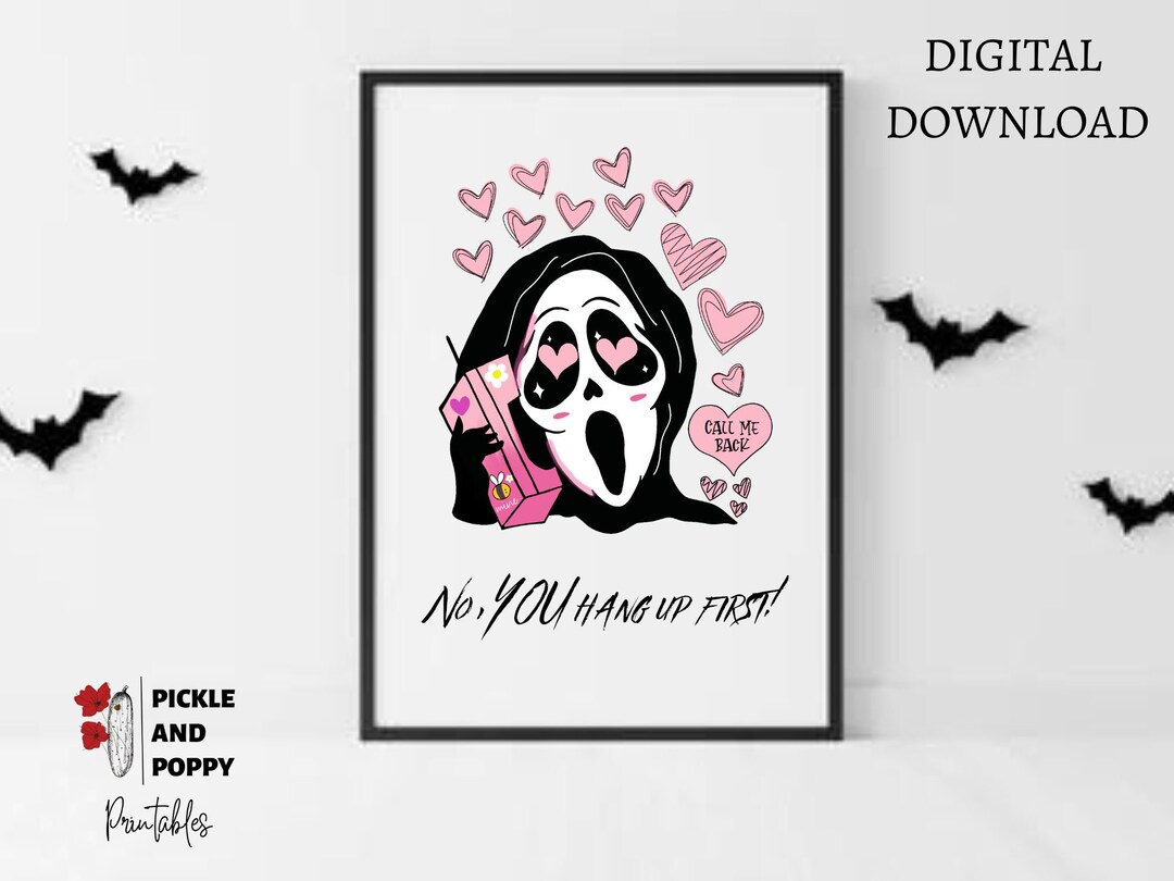 Scream Halloween Printable Wall Art/printable Horror Wall Art/scream ...