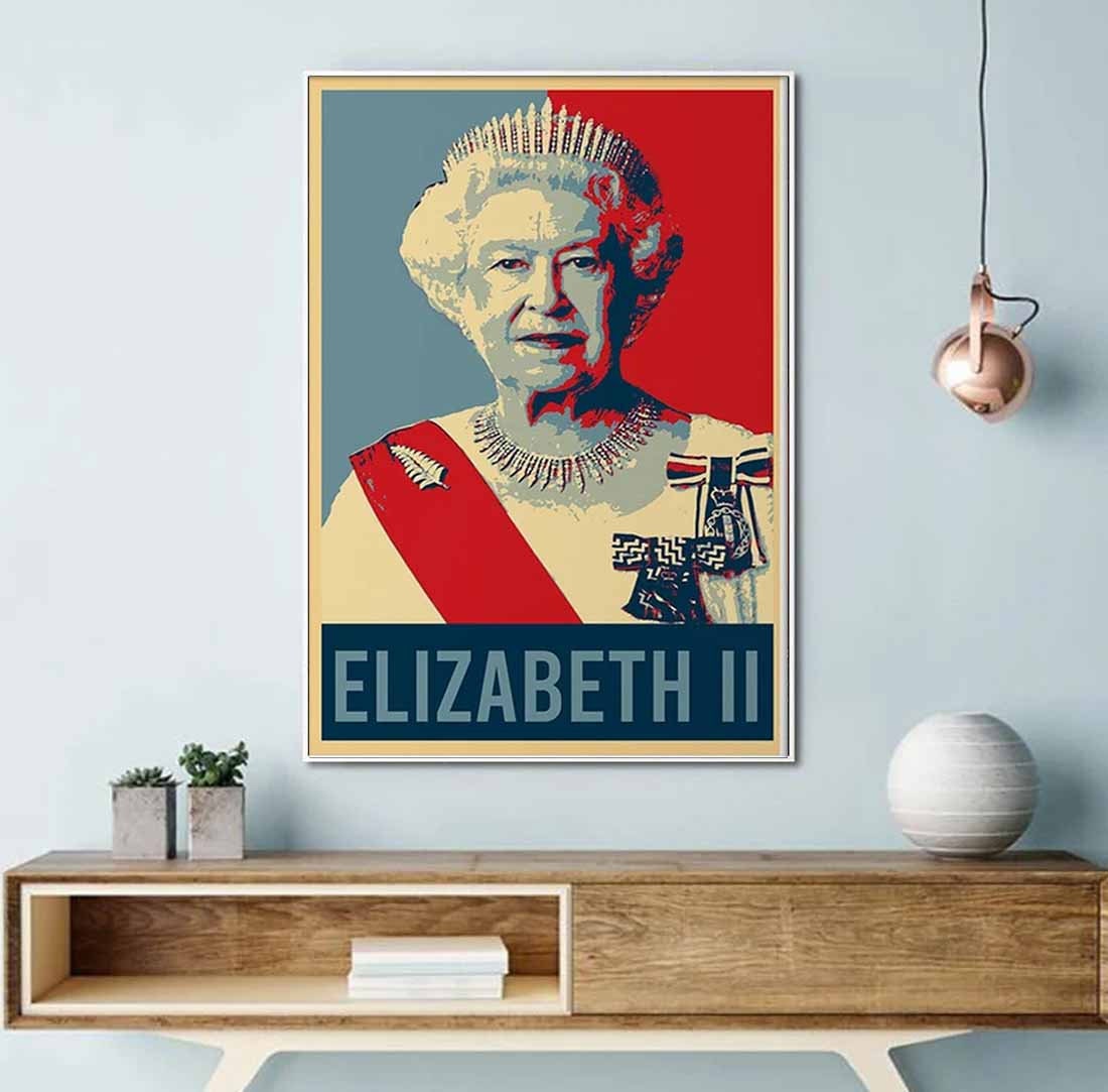 Queen Elizabeth II British Royal Family Poster, vintage Poster sold by ...