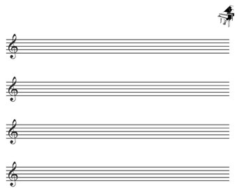 Treble Clef Printable - Etsy