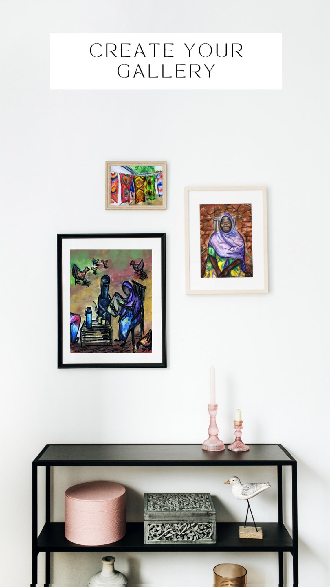 Chai Time | African Watercolor | Kitchen Art | Printable Wall Art ...