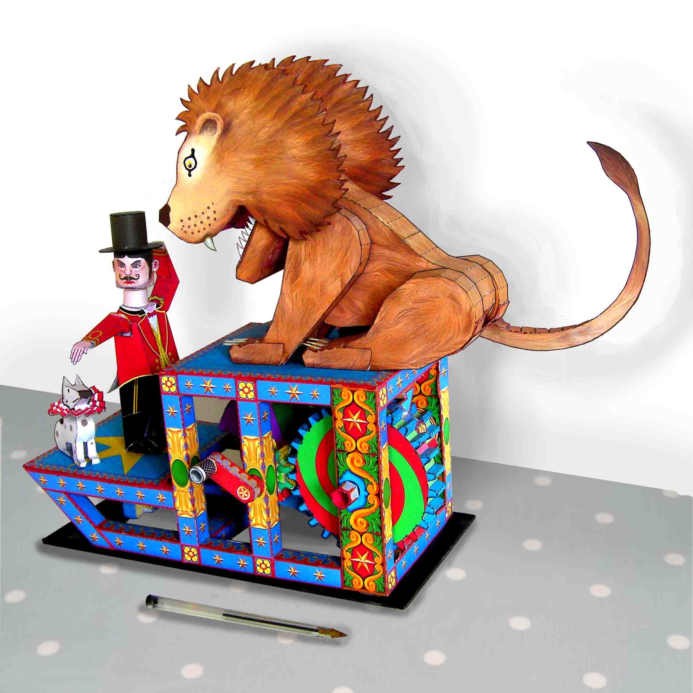 Lion Tamer Automaton - Etsy
