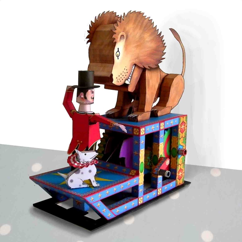 Lion Tamer Automaton - Etsy
