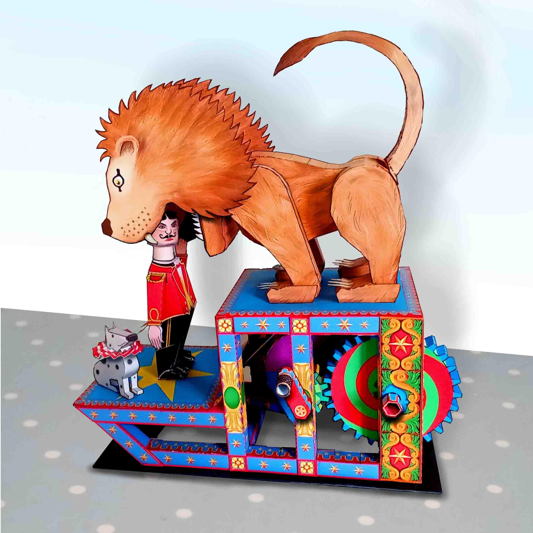 Lion Tamer Automaton - Etsy