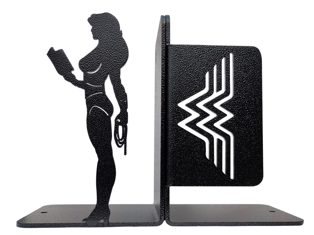 Wonder Woman Decorative Bookends, Metal Bookends, Superhero Bookends ...