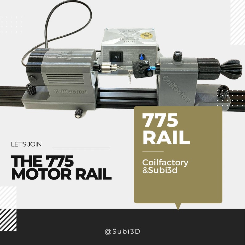 775 Rail System Coilbuiler Rail System Coilbuilding Handmade Coils Coil ...