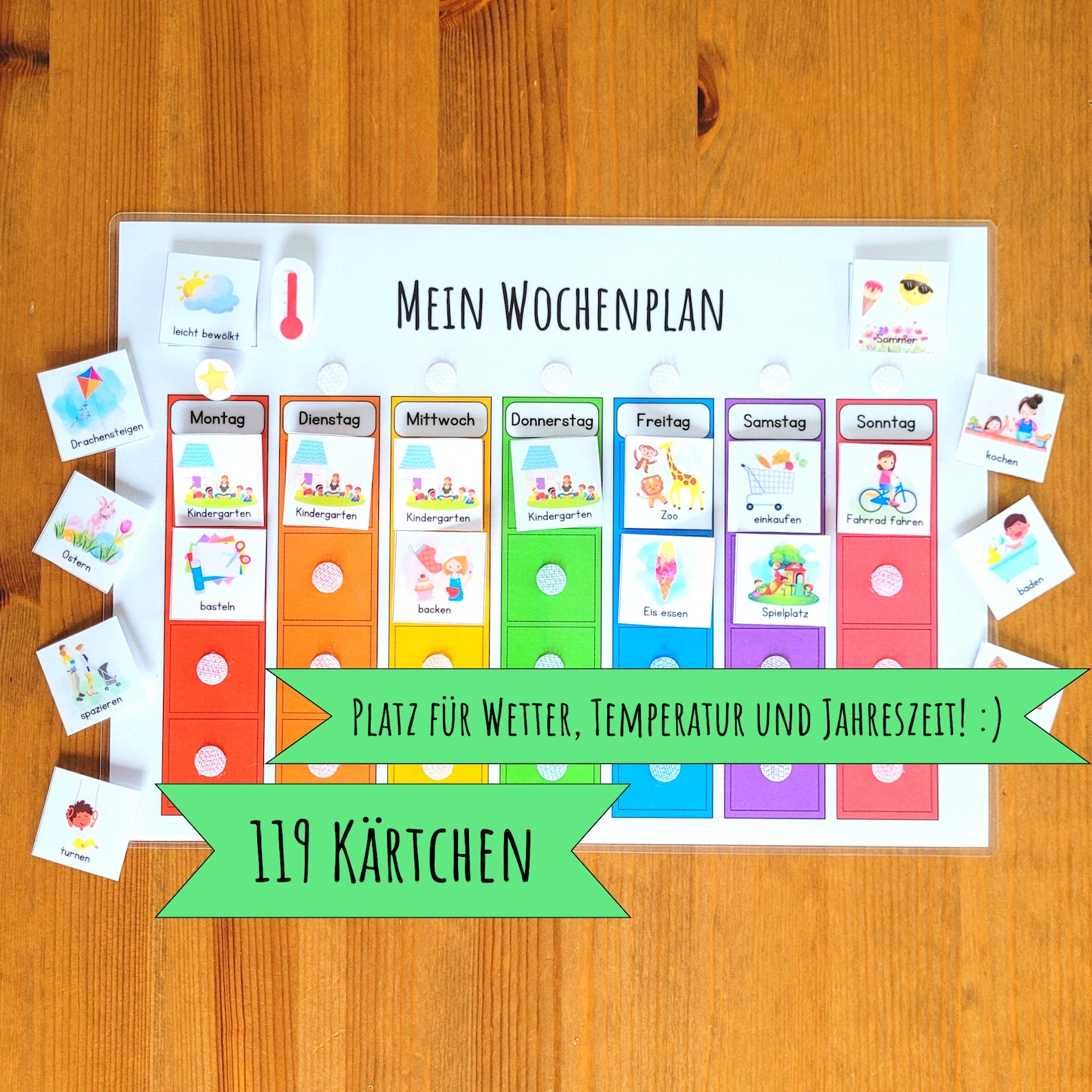 Wochenplan für Kinder Download zum Ausdrucken für - Etsy.de