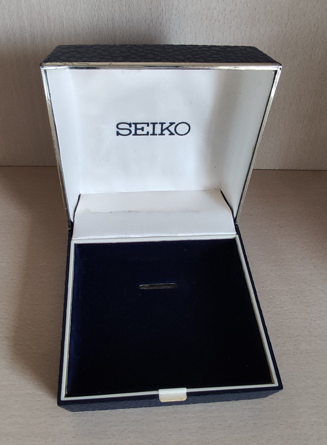 Vintage SEIKO Plastic Watch Box/ Case Empty - Etsy