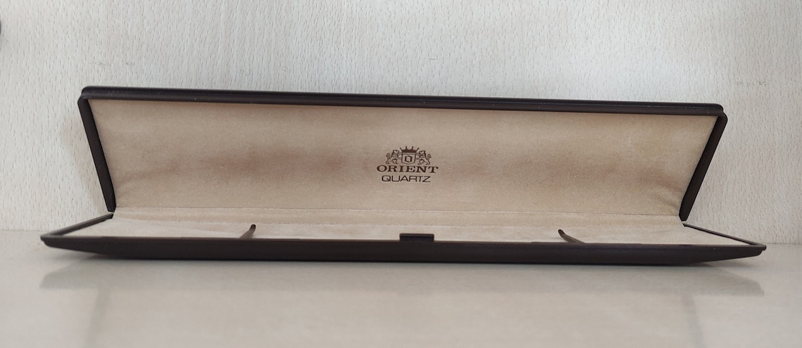 ORIENT QUARTZ Vintage Watch Box / Case - Etsy