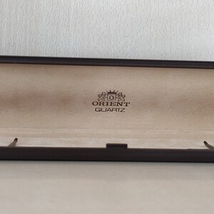 ORIENT QUARTZ Vintage Watch Box / Case - Etsy