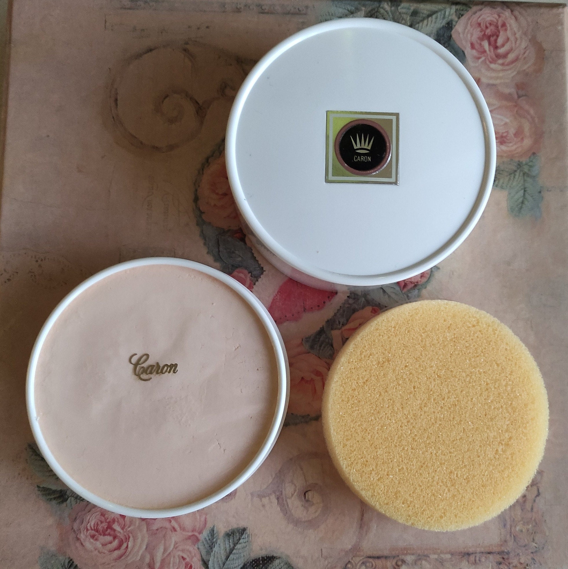 Vintage CARON Paris Poudre Madame Peaufine Peche Made in France Rare Old Stock Unused - Etsy