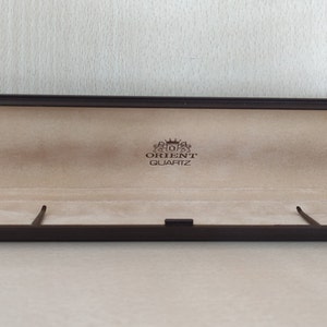 ORIENT QUARTZ Vintage Watch Box / Case - Etsy