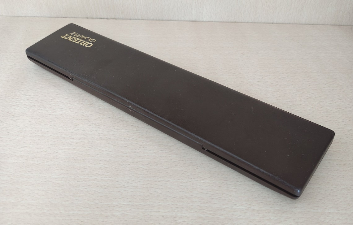 ORIENT QUARTZ Vintage Watch Box / Case - Etsy