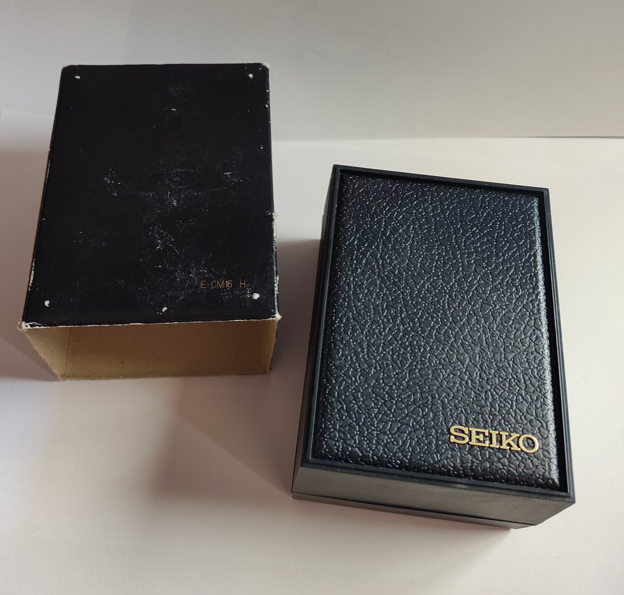 SEIKO QUARTZ Vintage Plastic Watch Box Case Empty - Etsy Australia