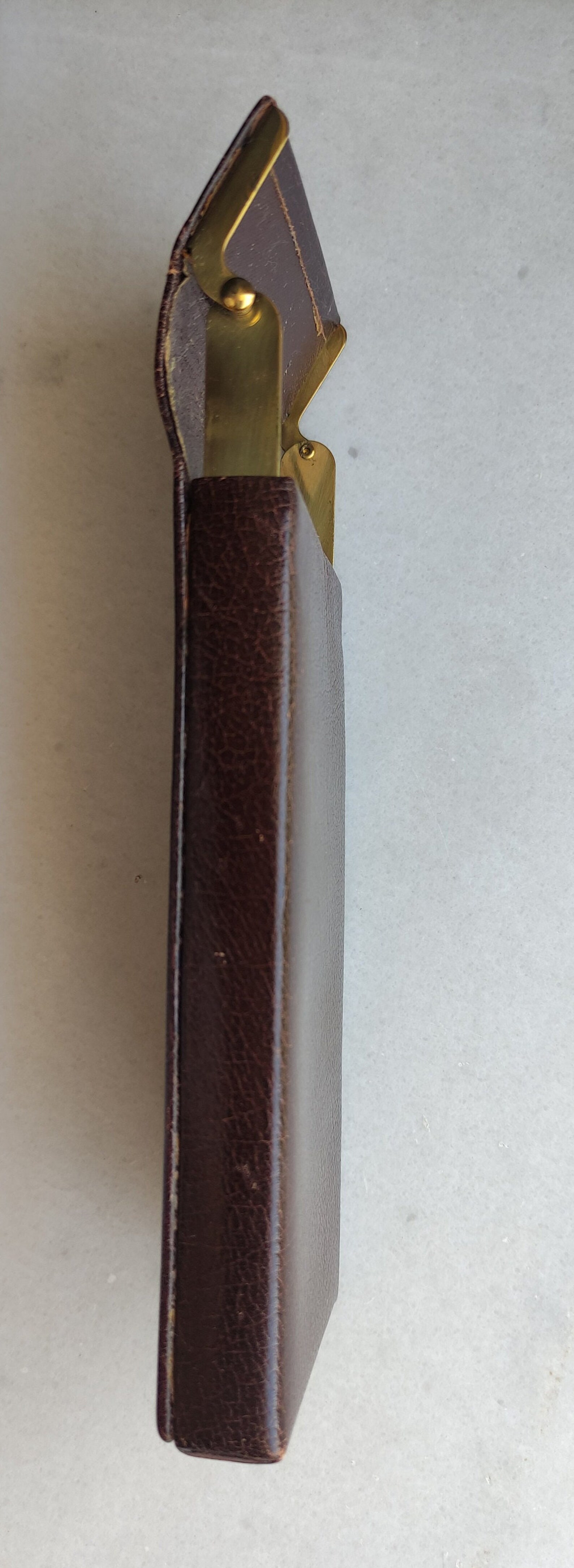 Vintage Brown Leather Cigar Case / Rare Cigar Holder Box - Etsy