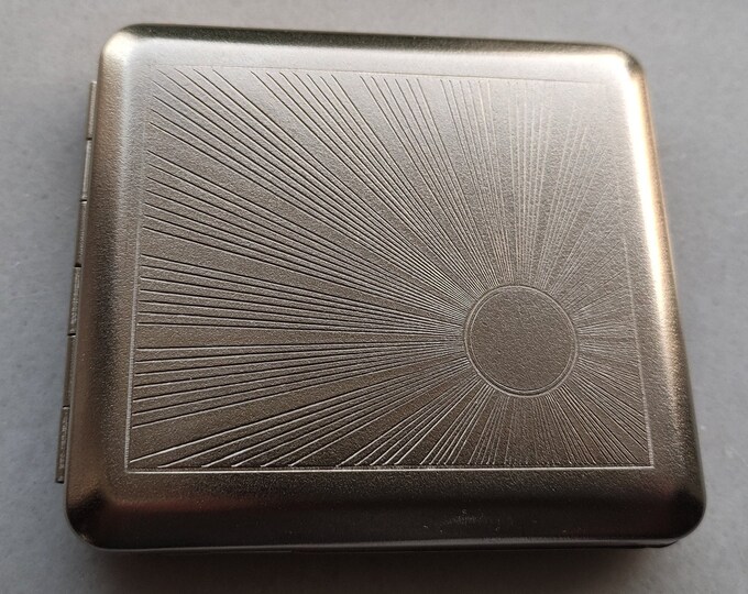 Vintage Metal Cigarette Case Made in Germany - Etsy