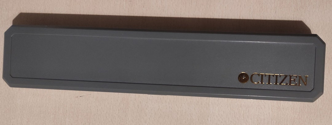 Vintage CITIZEN Grey Plastic Watch Box/case - Etsy