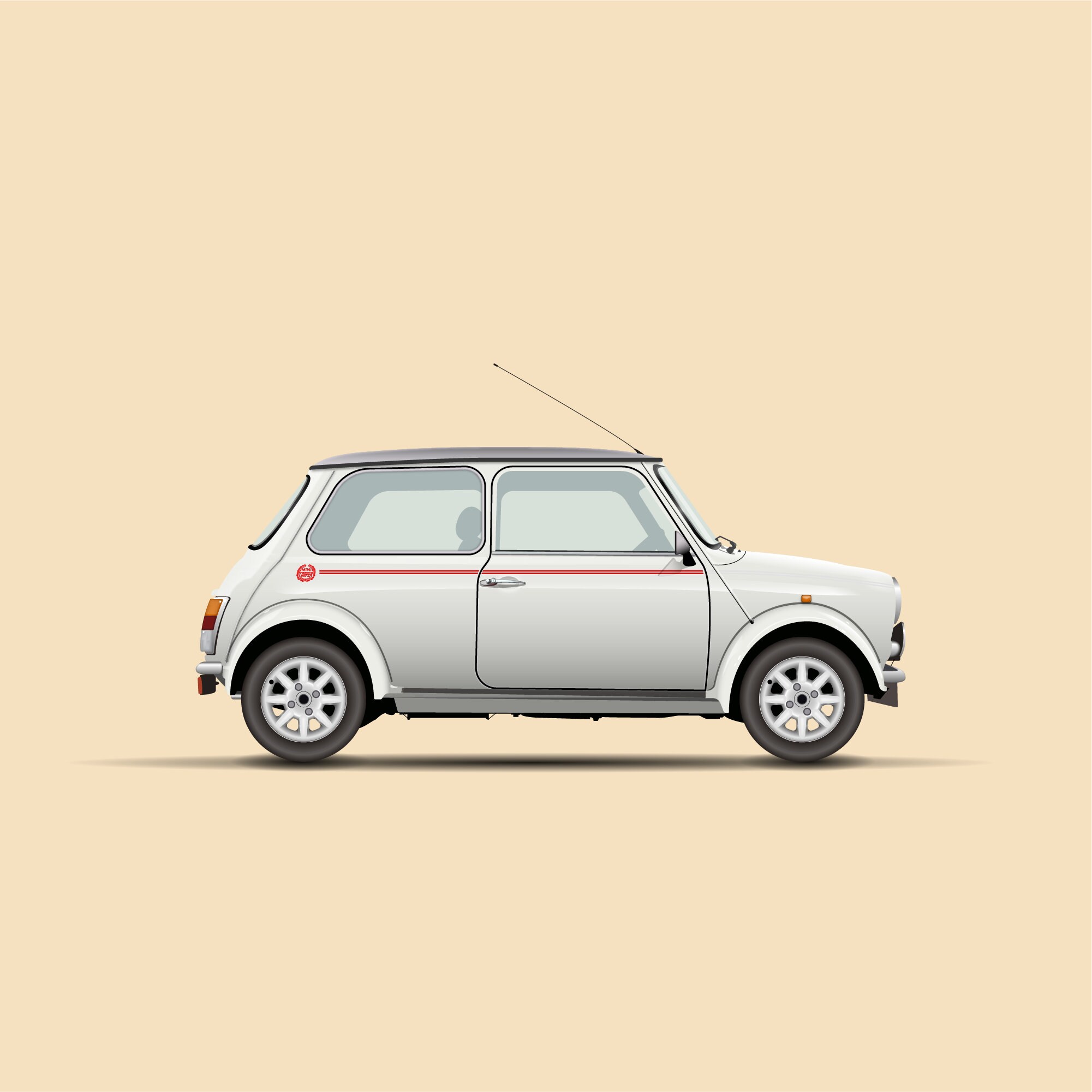 Mini Cooper Art Print - Etsy