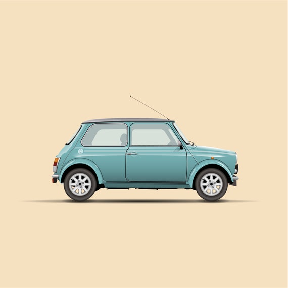 Mini Cooper Art Print - Etsy