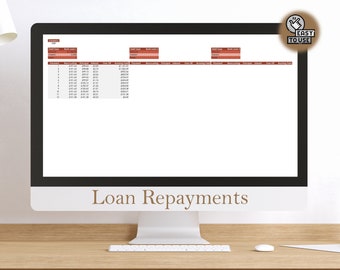Loan Repayment Spreadsheet - Etsy