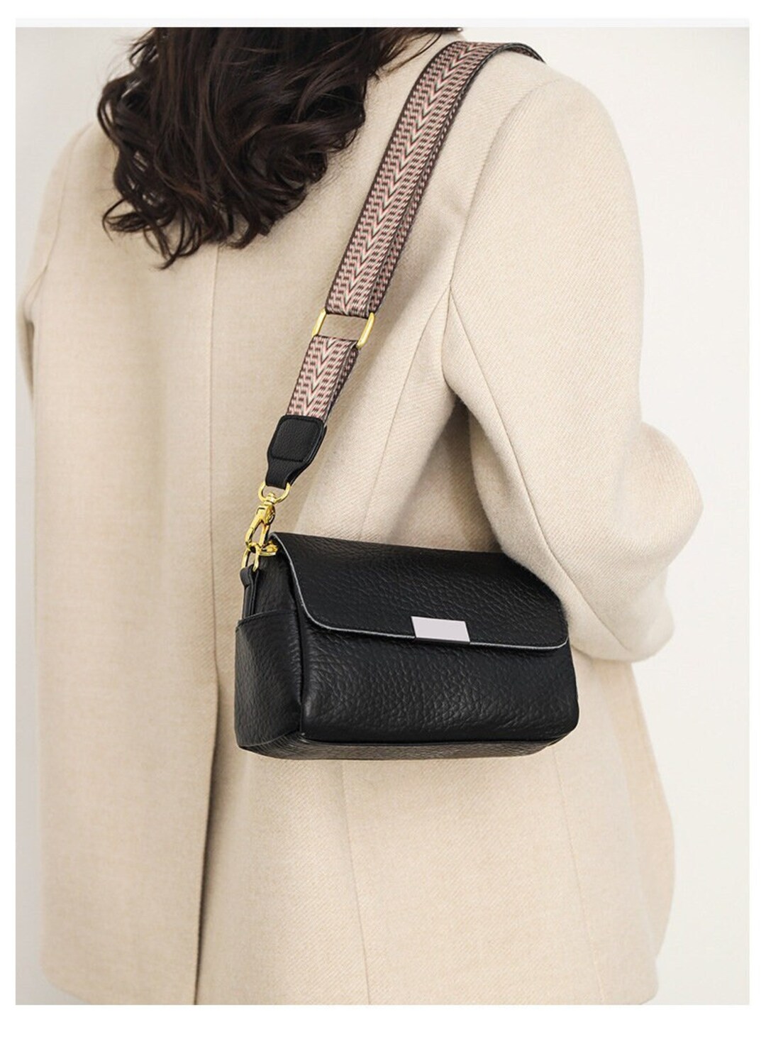 SITING Pure Handmade Genuine Leather Fashion Shoulder Bag - Etsy Australia