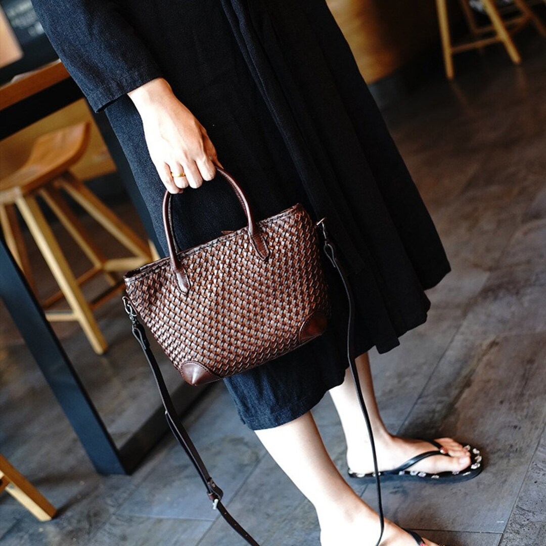 SITING Handwoven Ladies Leather Shoulder Bags, Handbags, Messenger Bags ...