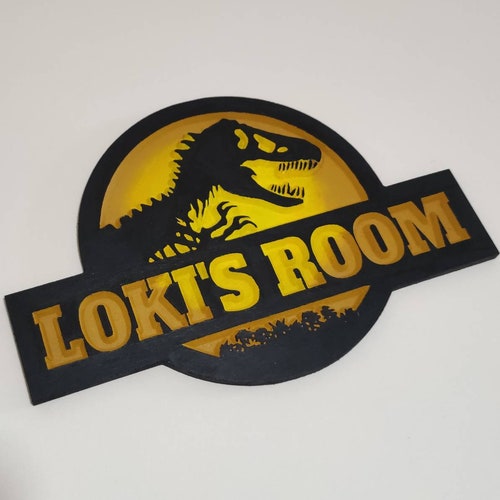 Jurassic Park Raptor Sign - Etsy