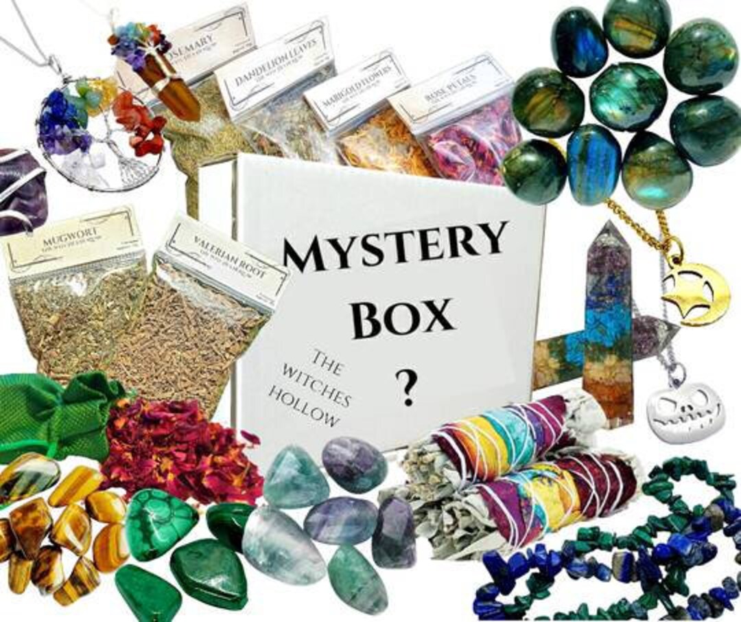 50% Off, Today Onlycrystal Mystery Box,mystery Crystal Box,mystery ...