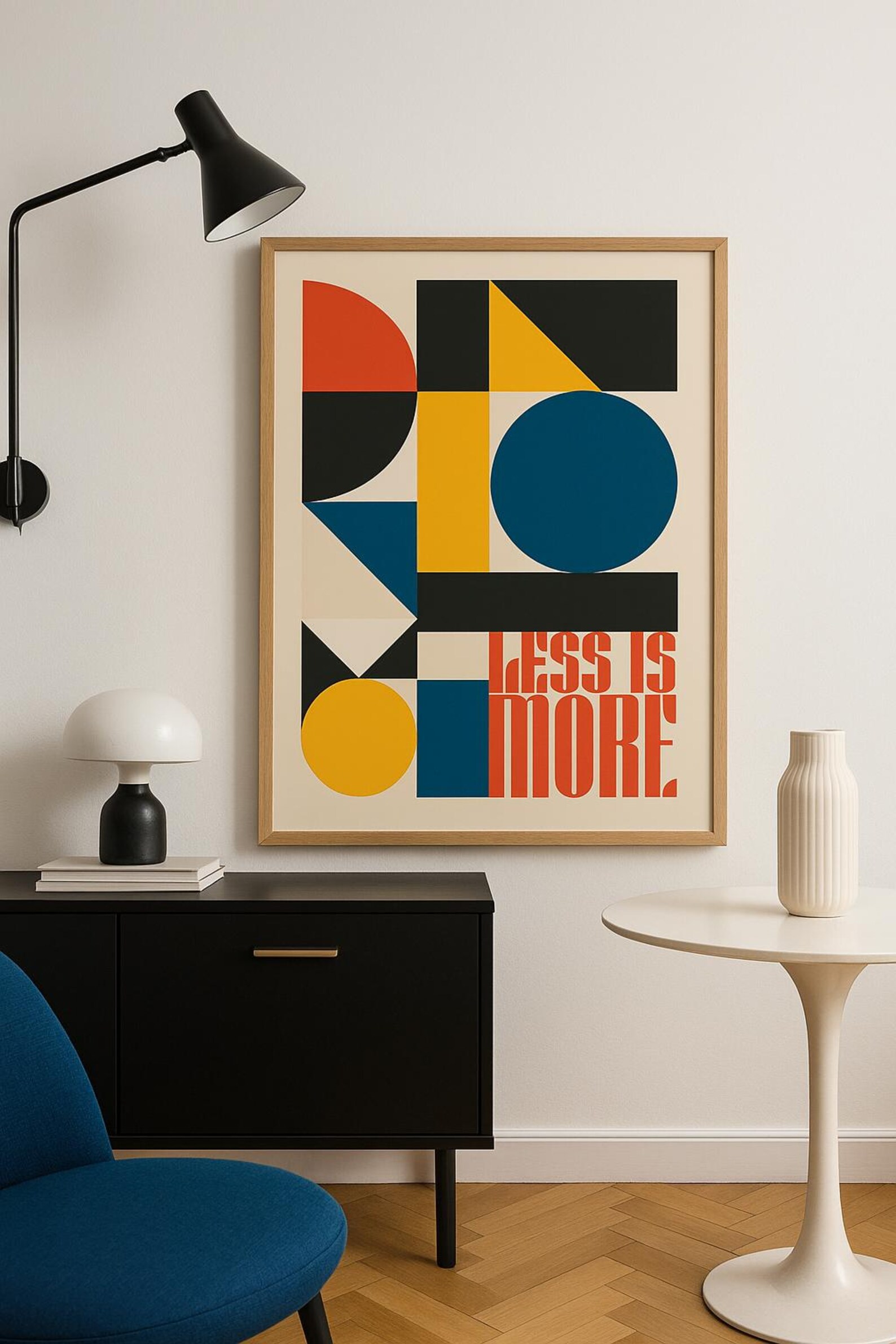 Bauhaus Print: Mid-century Modern Geometric Wall Art (digital Download ...