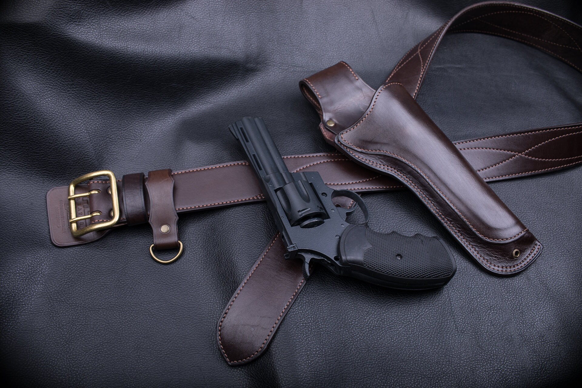 Colt Python Leather Holster Сustom Made Unique Design Vintage Look ...