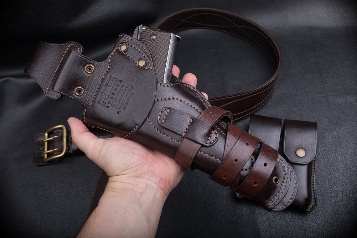 Colt 1911 Custom Made Leather Holster Vintage Look Unique - Etsy